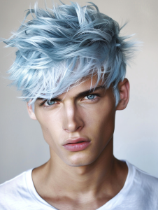 Discover 28 Bold Mens hair color blue Ideas from Sky Highlights to ...