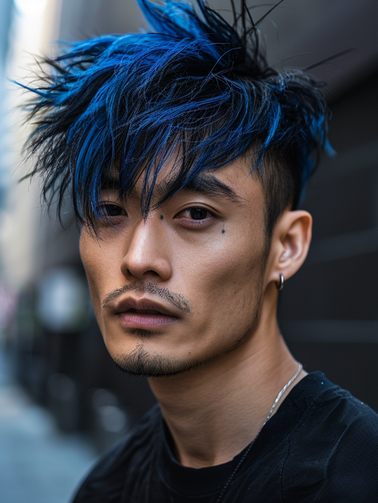 Discover 28 Bold Mens hair color blue Ideas from Sky Highlights to ...