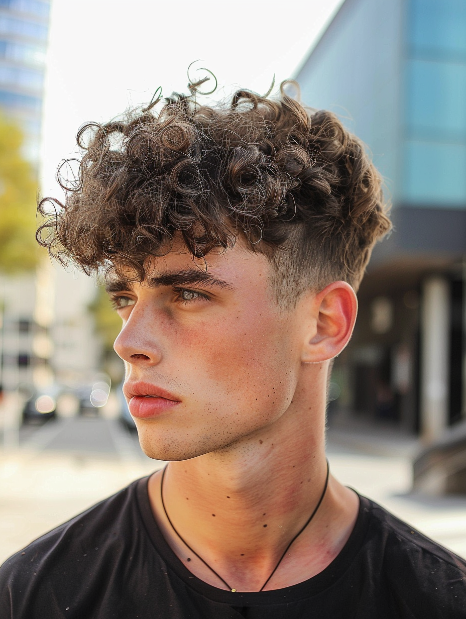 Discover 32 Unique Curly Top with Fade Hairstyles for Men: A Guide to ...
