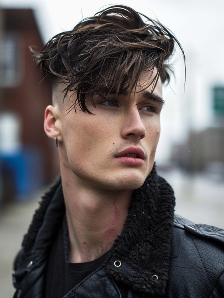 Unveiling 32 Trendsetting Shaved Sides with Long Top Haircut Styles for ...