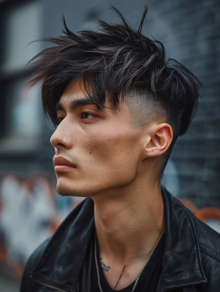 Unveiling 32 Trendsetting Shaved Sides with Long Top Haircut Styles for ...