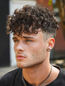 Discover 32 Unique Curly Top with Fade Hairstyles for Men: A Guide to ...