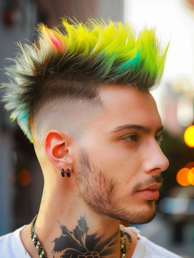 Discover 30 Unique Burst Fade Mohawk Styles for Every Hair Type and ...