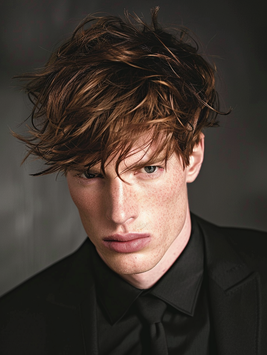Explore 35 Unique Messy Fringe Haircut Styles for Men with Straight ...