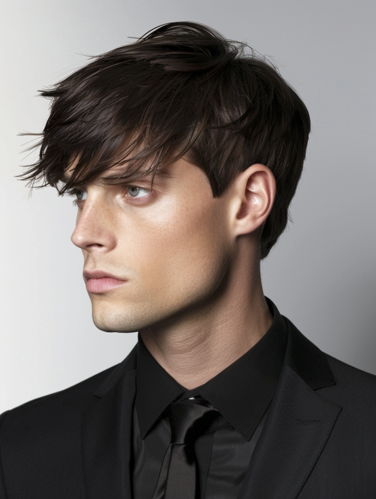 Explore 35 Unique Messy Fringe Haircut Styles for Men with Straight ...