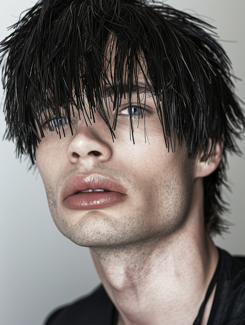 28 Textured Fringe Haircut Ideas for Men Straight Hair Men Curly Men ...