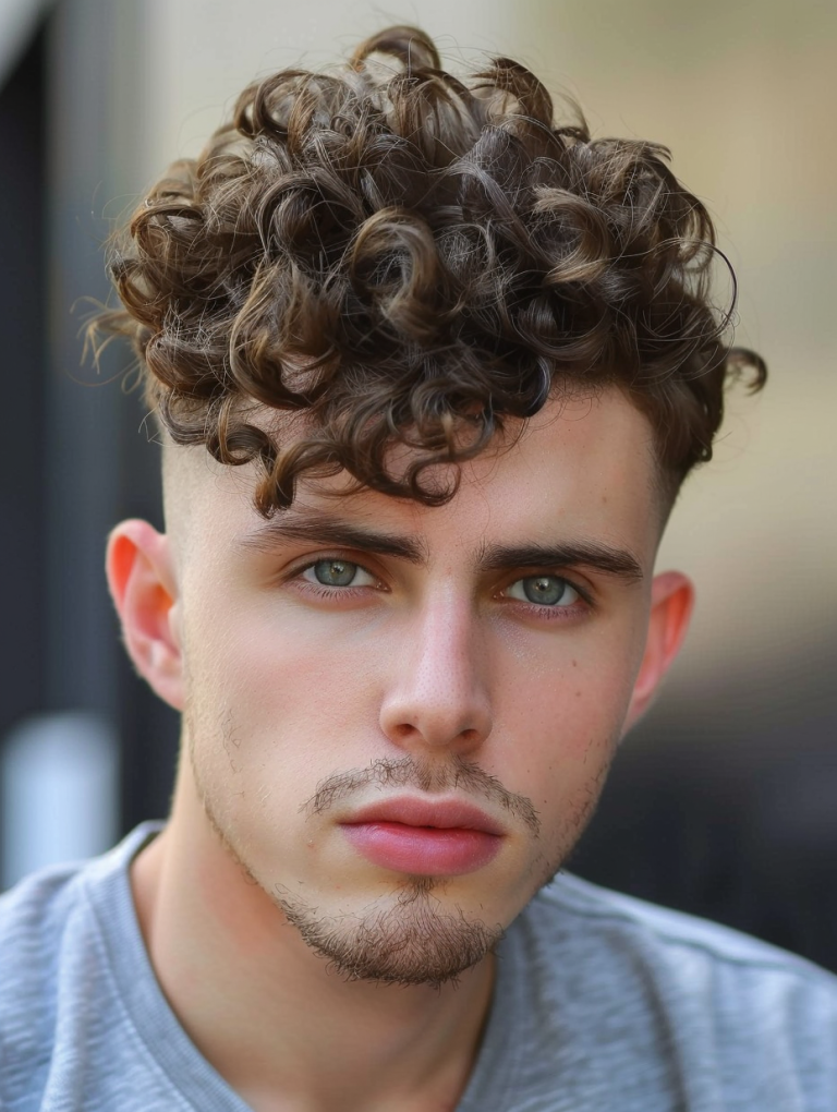 Discover 32 Unique Curly Top with Fade Hairstyles for Men: A Guide to ...