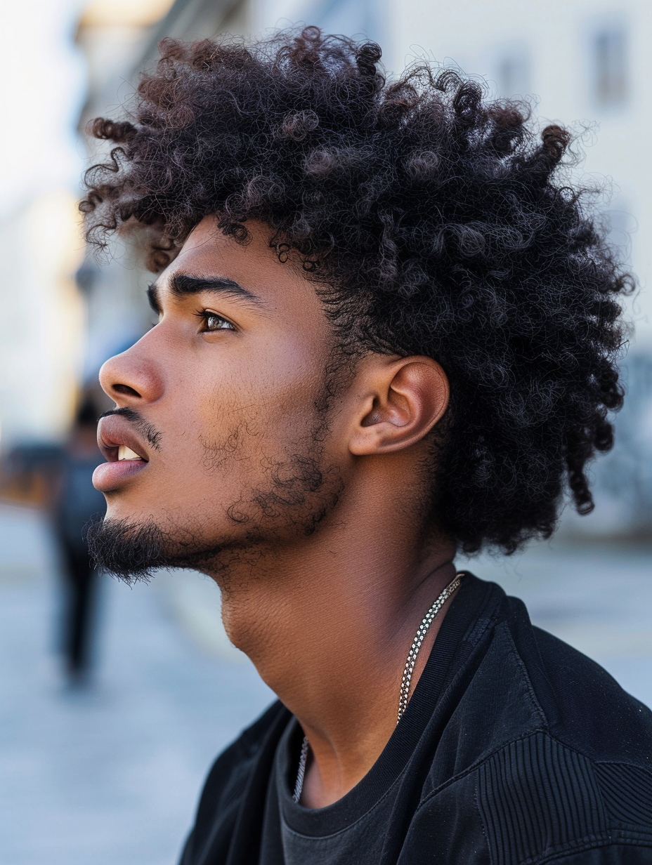 Unveiling 31 Curly Afro Fade Ideas for Men Seeking New Vibrant and ...