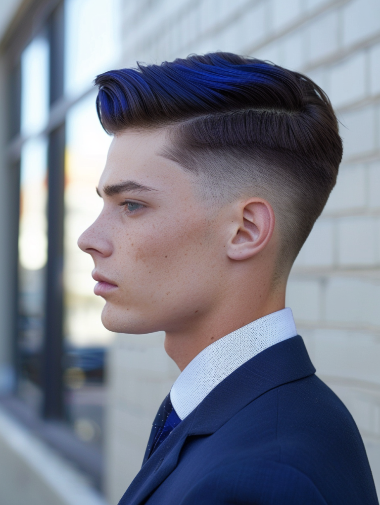 Discover 28 Bold Mens hair color blue Ideas from Sky Highlights to ...