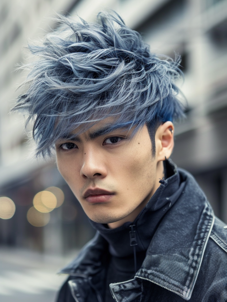 Discover 28 Bold Mens hair color blue Ideas from Sky Highlights to ...