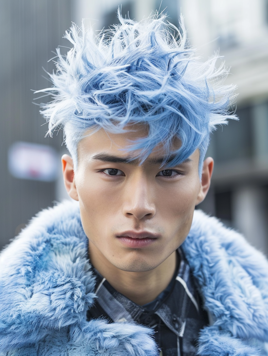 Discover 28 Bold Mens hair color blue Ideas from Sky Highlights to ...