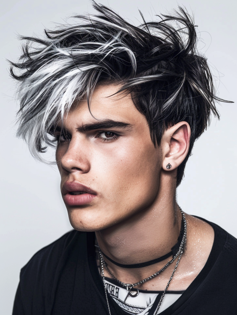 Exploring 33 Diverse White Hair Color for Men Ideas Across Silver and ...