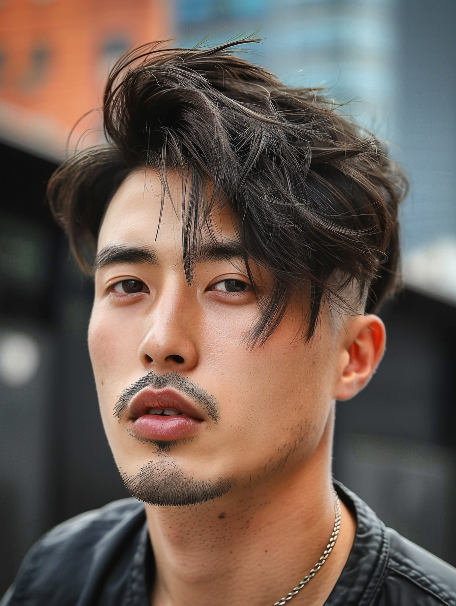 28 Textured Fringe Haircut Ideas for Men Straight Hair Men Curly Men ...