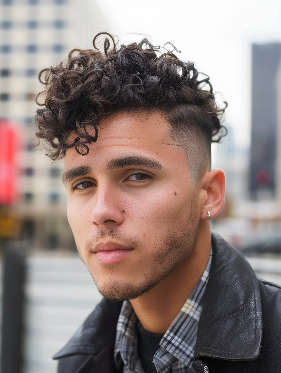 Discover 32 Unique Curly Top with Fade Hairstyles for Men: A Guide to ...