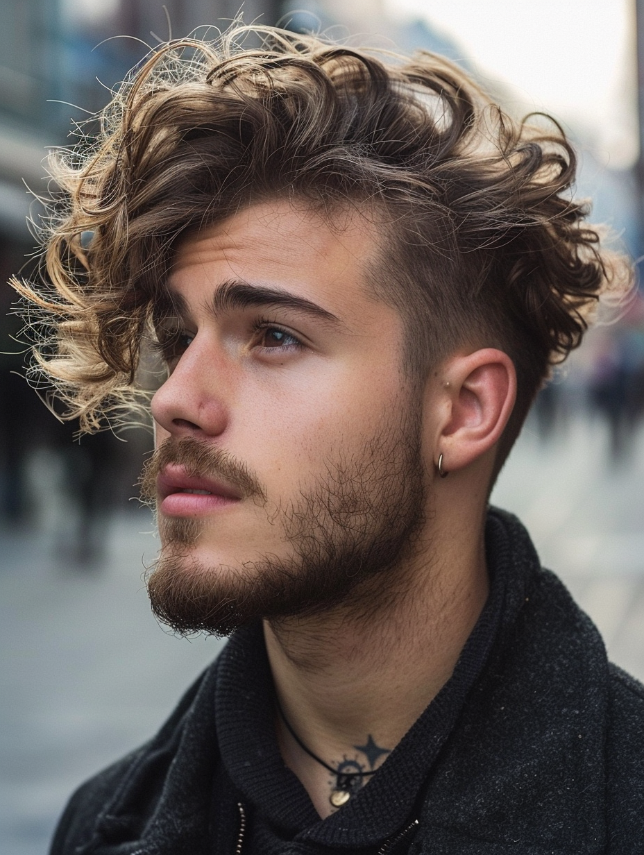 Exploring 27 Disconnected Undercut with Curls Styles for Men with High ...