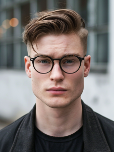 Best Hairstyles for Men with Glasses 32 Ideas from Short to Long Curly ...