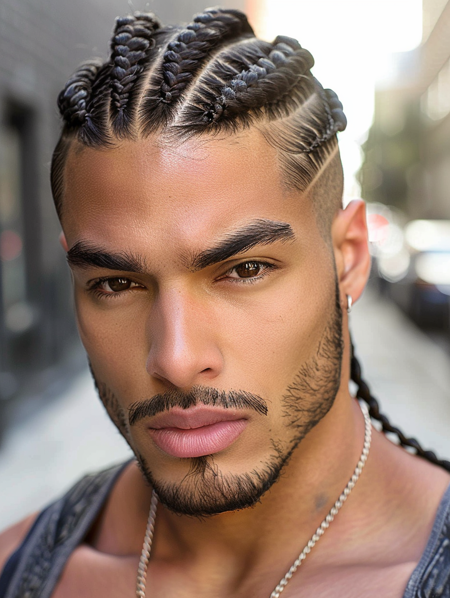 Explore 29 Diverse and Creative Black Men Cornrows Styles for All ...