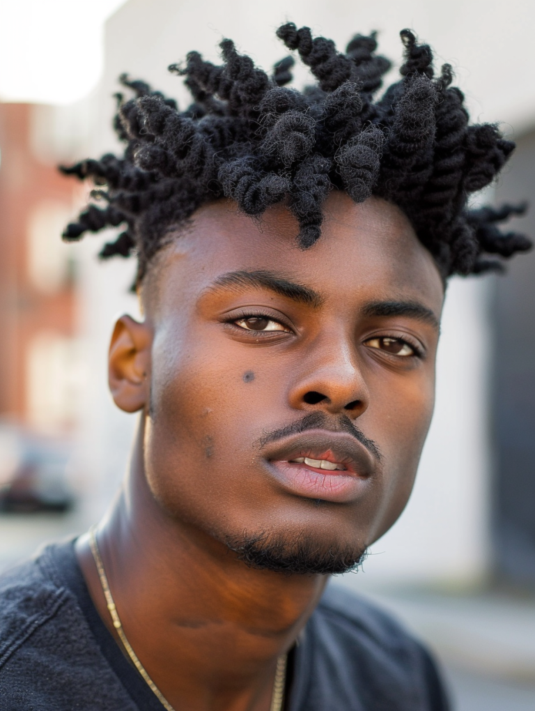 Discover 30 Diverse Twist Hair Men Styles for All Events: Curly, Fade ...