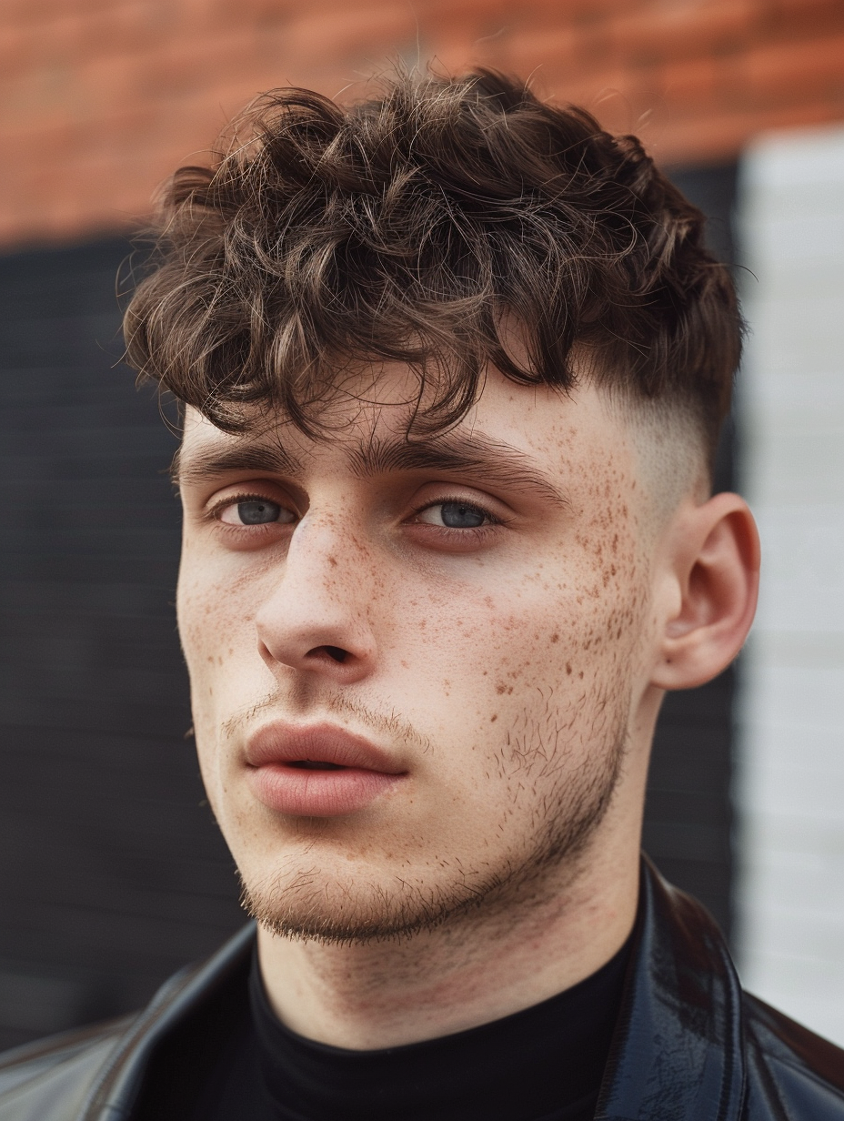 28 Textured Fringe Haircut Ideas for Men Straight Hair Men Curly Men ...