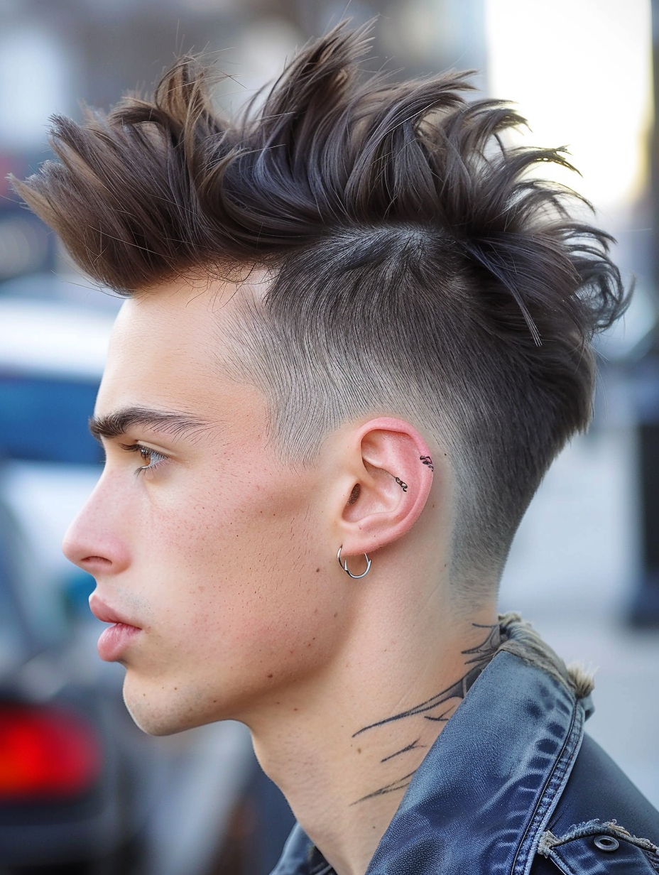 Discover 30 Unique Burst Fade Mohawk Styles for Every Hair Type and ...