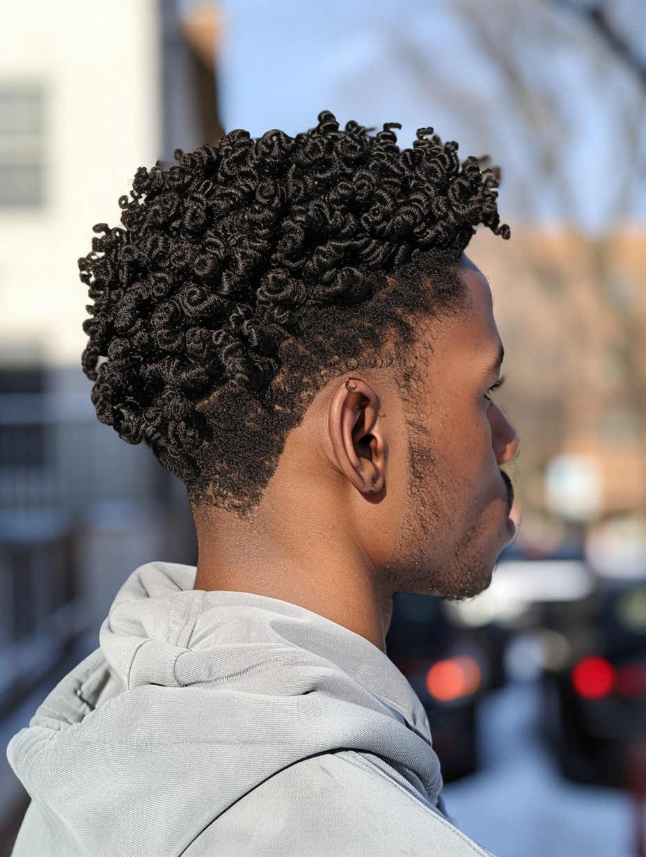 Discover 30 Diverse Twist Hair Men Styles for All Events: Curly, Fade ...
