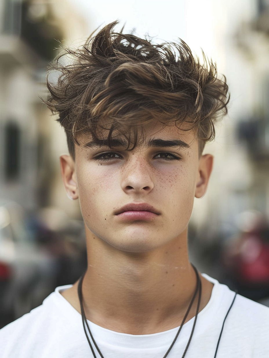 Explore 35 Unique Messy Fringe Haircut Styles for Men with Straight ...