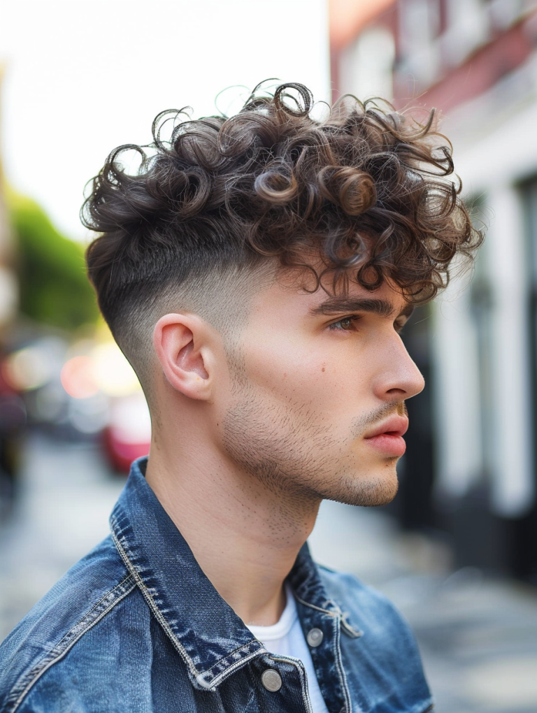 Discover 32 Unique Curly Top with Fade Hairstyles for Men: A Guide to ...