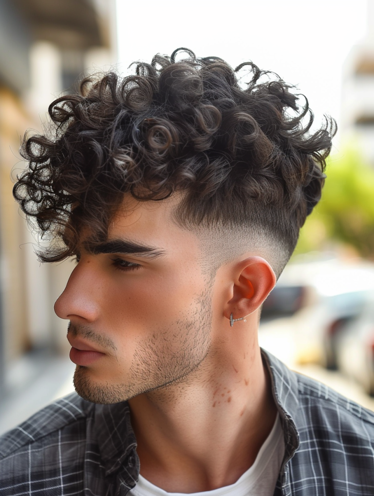 Discover 32 Unique Curly Top with Fade Hairstyles for Men: A Guide to ...