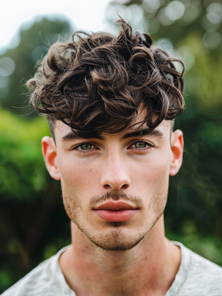 32 Creative Mid Length Messy Hairstyles for Men Including Drop Fade ...