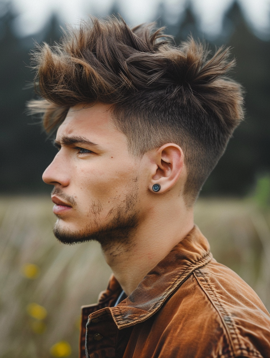 Unveiling 32 Trendsetting Shaved Sides with Long Top Haircut Styles for ...