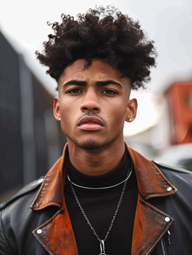 Unveiling 31 Curly Afro Fade Ideas for Men Seeking New Vibrant and ...