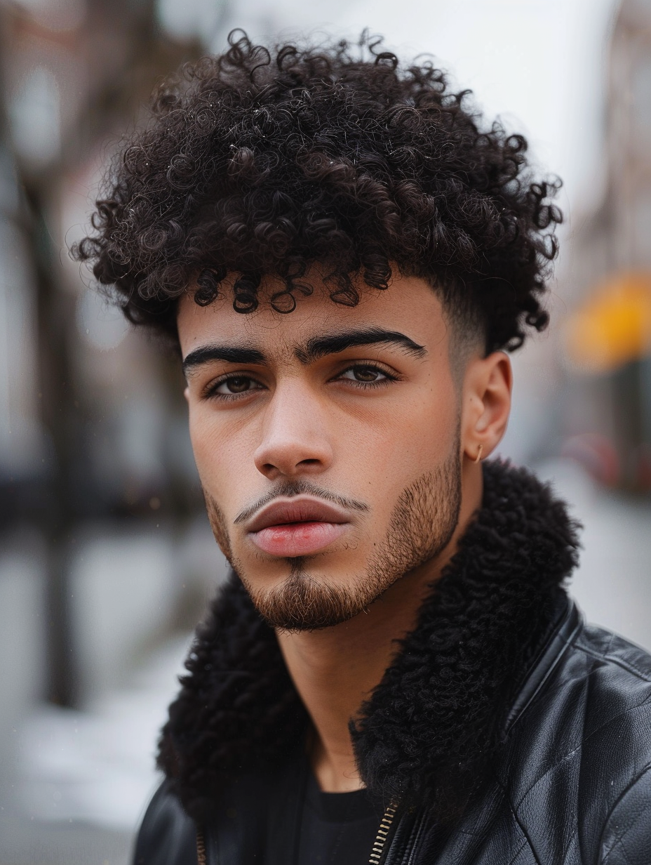 Unveiling 31 Curly Afro Fade Ideas for Men Seeking New Vibrant and Diverse Hairstyles