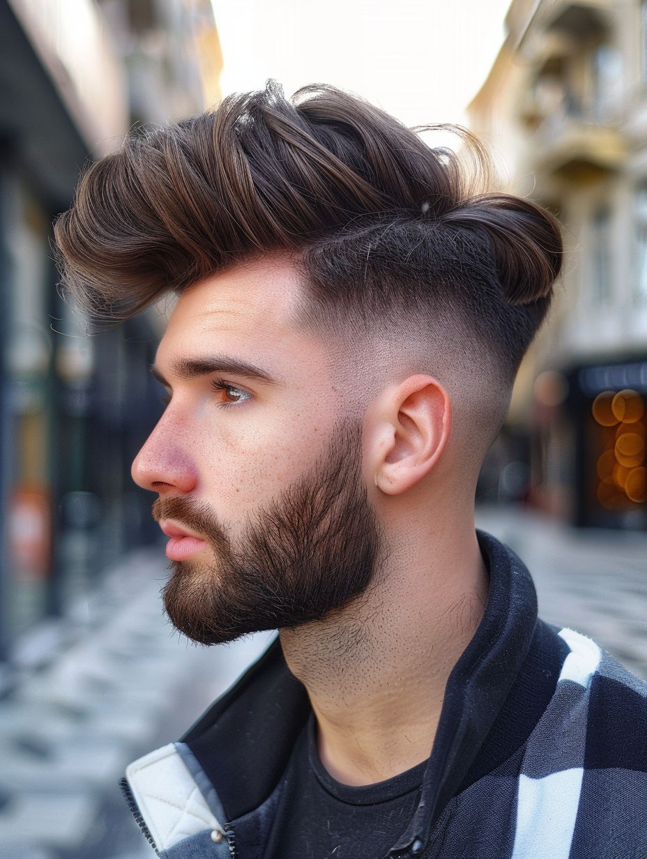 Discover 32 Unique Slicked Back Taper Fade Styles for Modern Mens ...