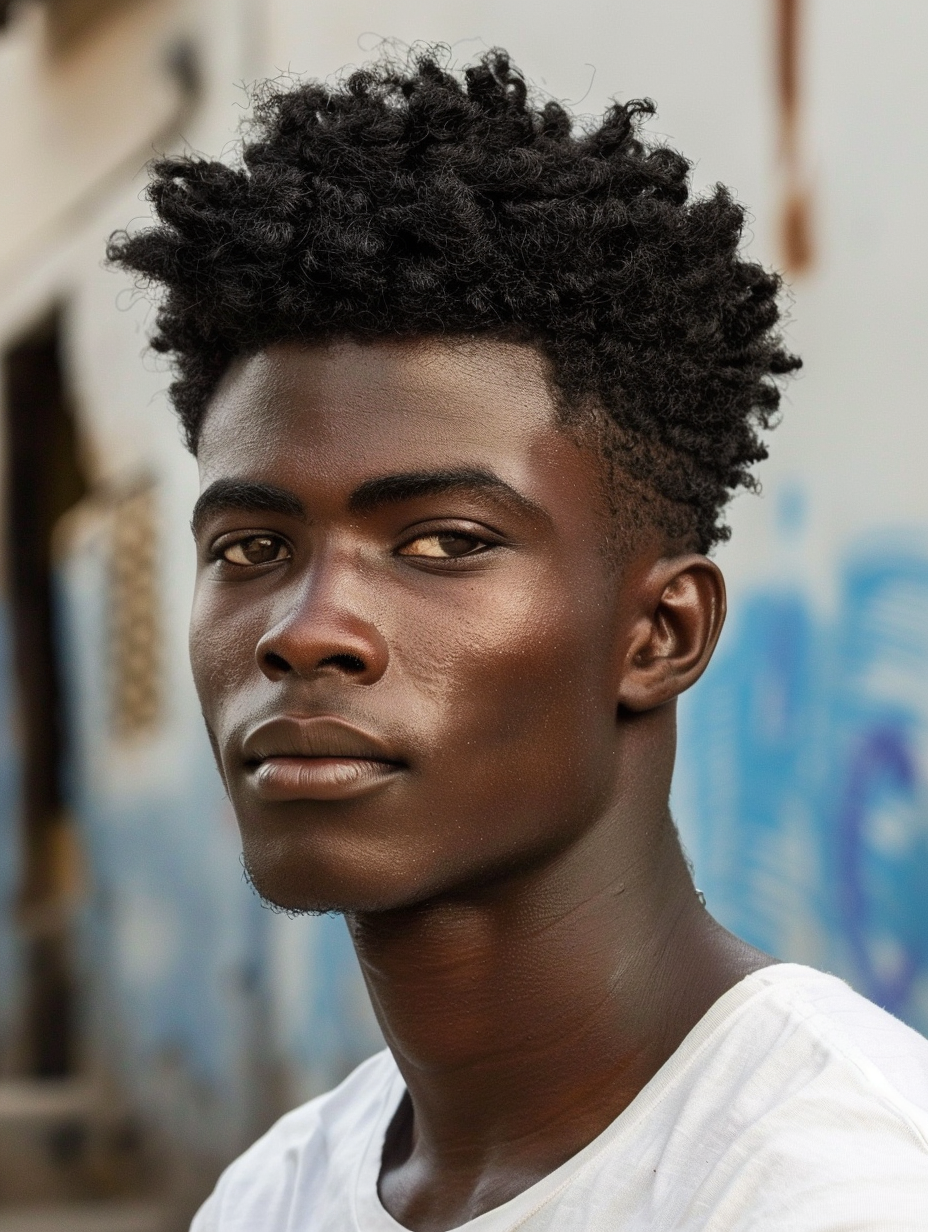 Unveiling 31 Curly Afro Fade Ideas for Men Seeking New Vibrant and ...