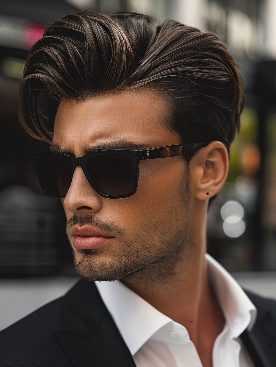 Discover 32 Unique Slicked Back Taper Fade Styles for Modern Mens ...