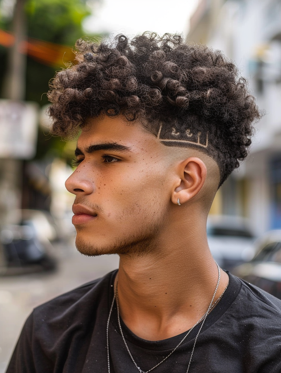 Unveiling 31 Curly Afro Fade Ideas for Men Seeking New Vibrant and ...