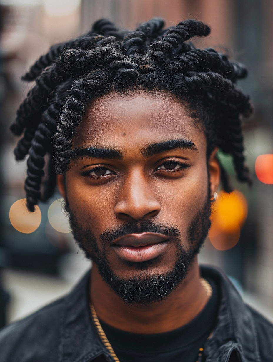 Discover 30 Diverse Twist Hair Men Styles for All Events: Curly, Fade ...