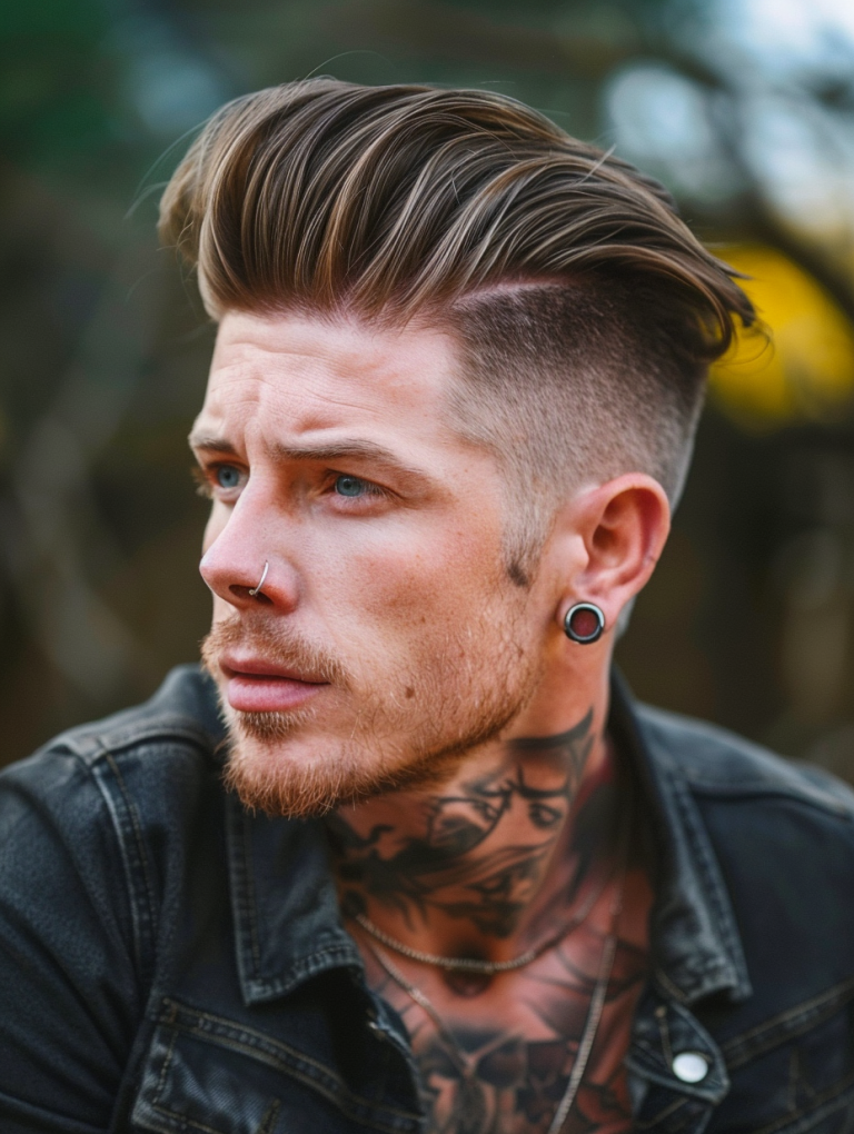 Discover 32 Unique Slicked Back Taper Fade Styles for Modern Mens ...