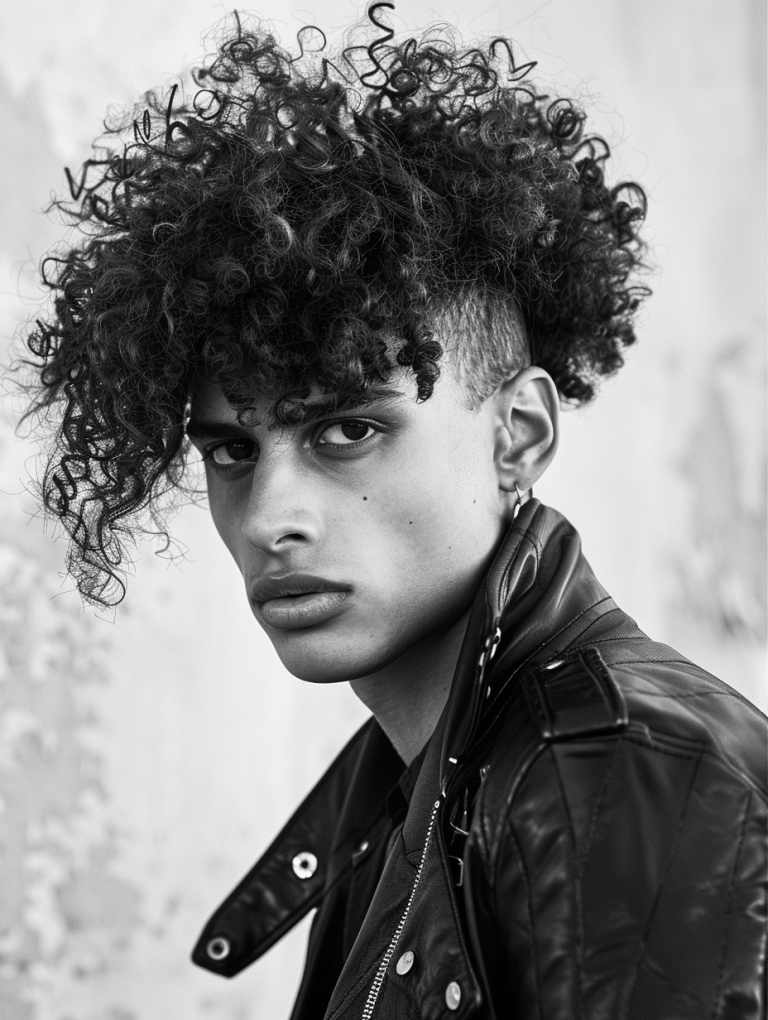 Unveiling 31 Curly Afro Fade Ideas for Men Seeking New Vibrant and ...