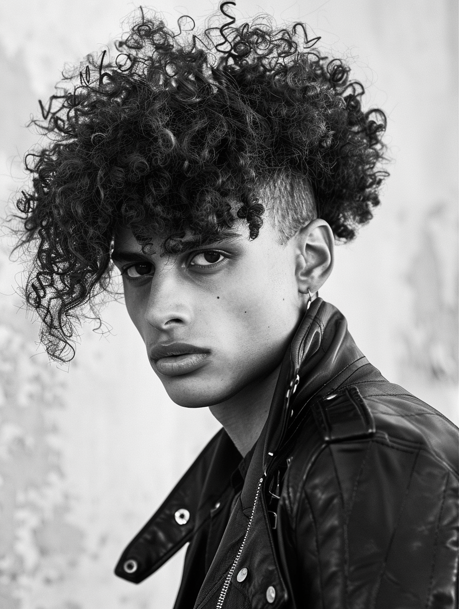 Unveiling 31 Curly Afro Fade Ideas for Men Seeking New Vibrant and ...