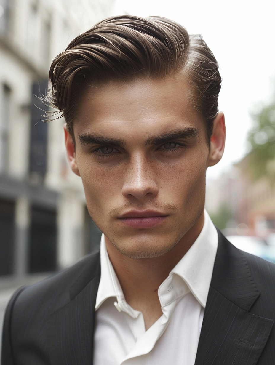 Discover 32 Unique Slicked Back Taper Fade Styles for Modern Mens ...