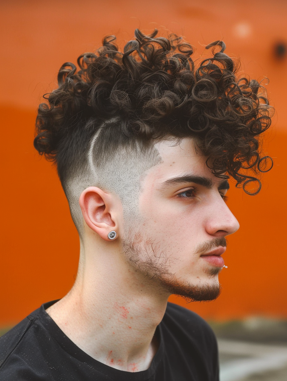 Discover 32 Unique Curly Top with Fade Hairstyles for Men: A Guide to ...