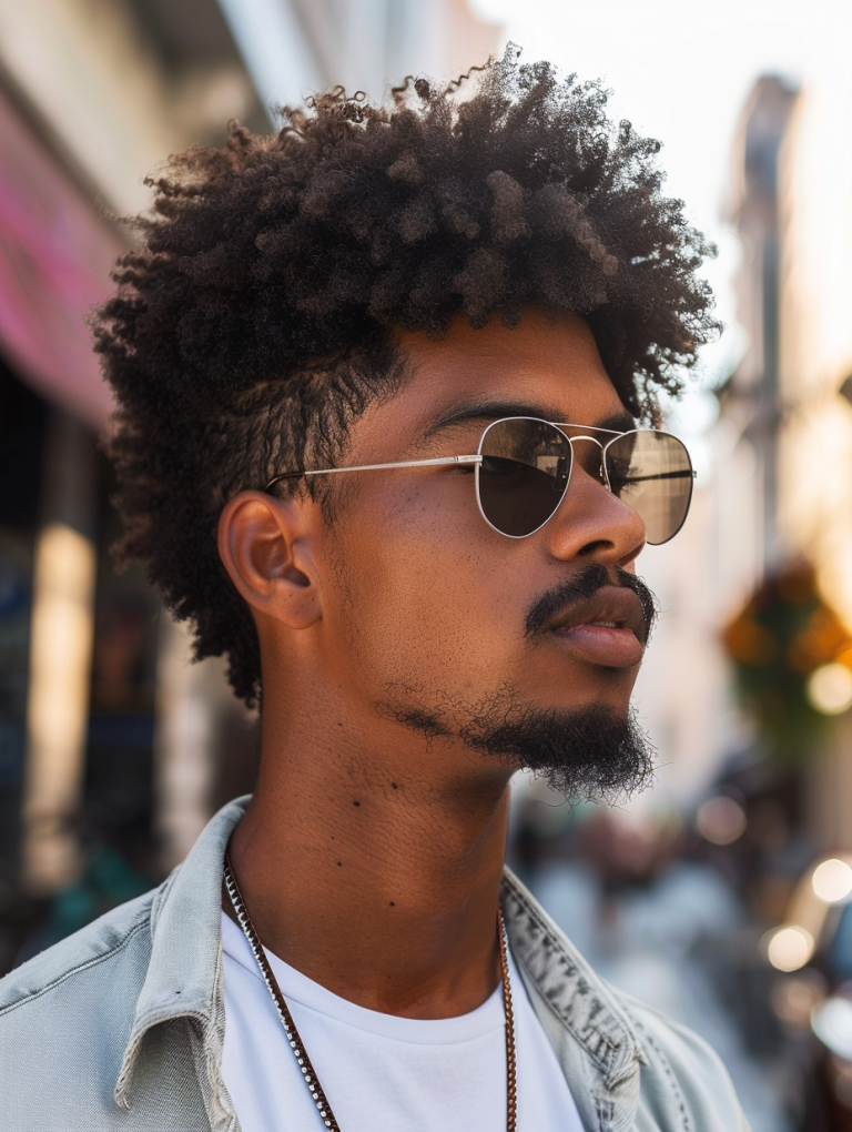 Unveiling 31 Curly Afro Fade Ideas for Men Seeking New Vibrant and ...