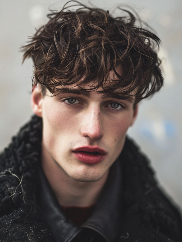 Explore 35 Unique Messy Fringe Haircut Styles for Men with Straight ...