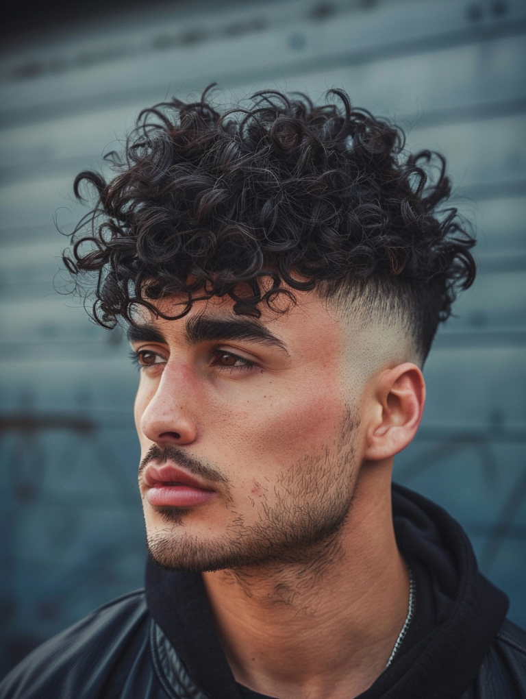 Discover 32 Unique Curly Top with Fade Hairstyles for Men: A Guide to ...