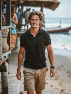 Discover 26 Stylish Ideas for Black Polo Outfit Men Ranging from Formal ...