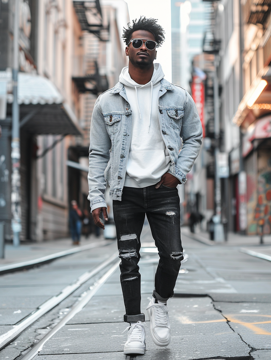 26 Jean Jacket Outfits Men Will Love: From Casual to Street Styles ...