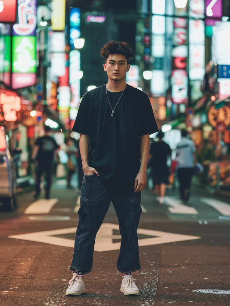 26 Unique baggy jeans outfit men ideas for a casual black shirt vintage ...