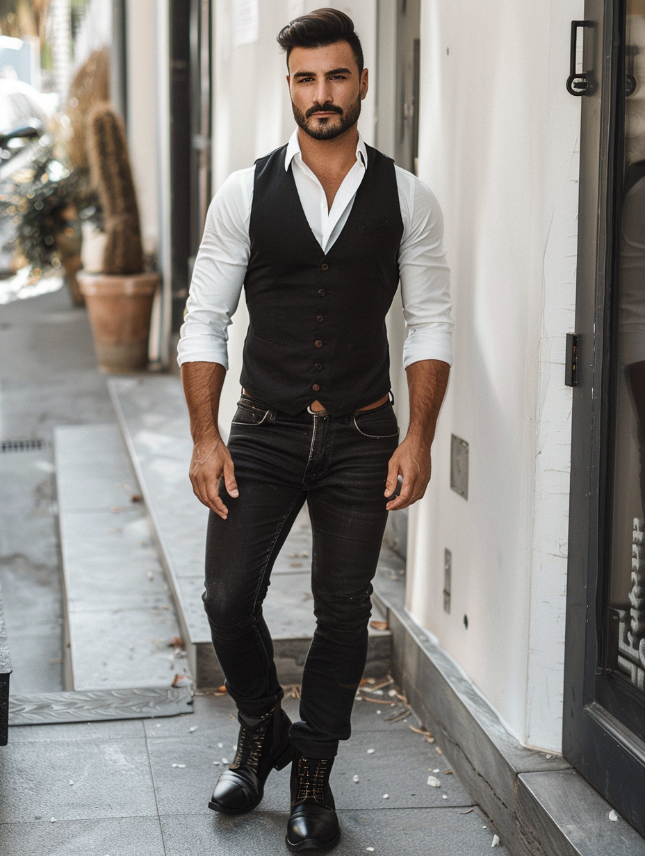 26 Inspiring men outfit with vest ideas for casual elegant and smart ...