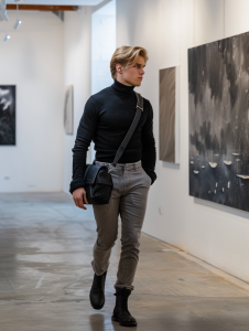 26 Stylish Ideas for Men Outfit with Bag Featuring Streetwear Korean ...